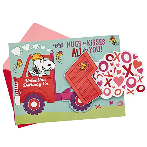 Hallmark Peanuts Valentine's Day Pop Up Card (Snoopy and Woodstocks)