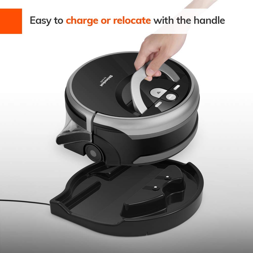 ILIFE Shinebot W400 Floor Washing Scrubbing Robot for Hard Floor, Dual 0.9L Water Tank (Renewed)