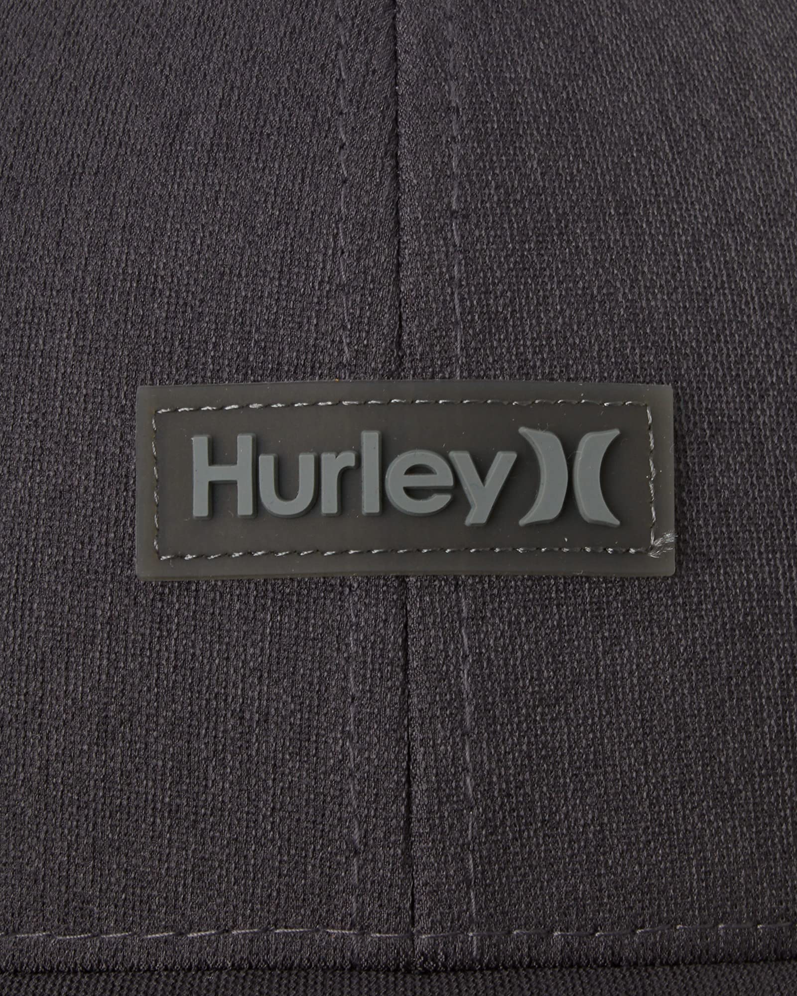 Hurley Men's Baseball Cap - H2O-DRI Redondo Flat Brim Sweat Resistant Fitted Hat, Size Large-X-Large, Black