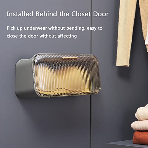 YLNAPUOPJIA Socks Underwear Panties Organizer Box, Household Anti Dust Closet Wall-mounted Organization Storage Box, Organizers Boxes for Storing Socks,Underwear, Panties