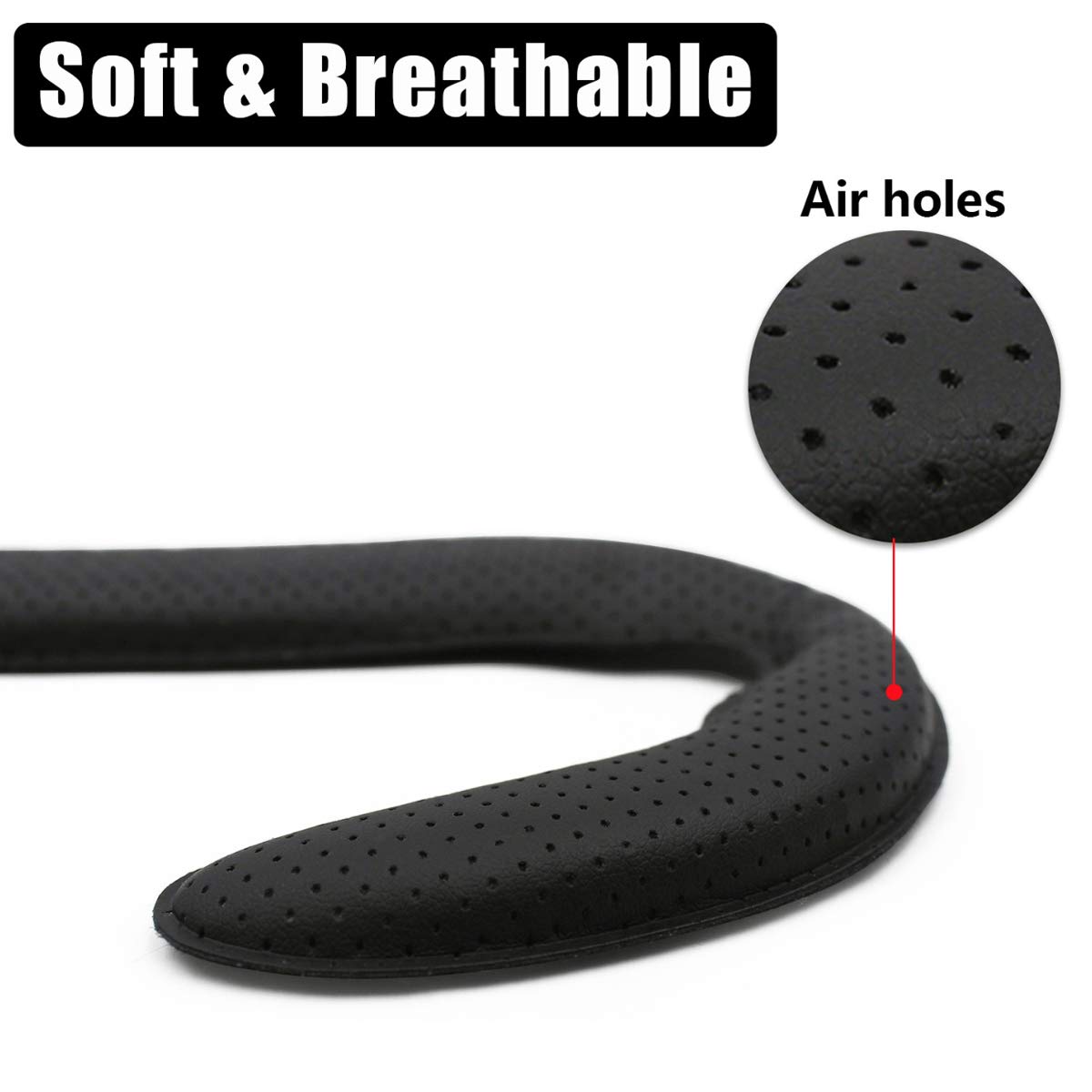 Hurricanes VR Face PU leather Breathable Cover Cotton Bottom Pad Replaceable for Oculus Go Headset VR Accessories