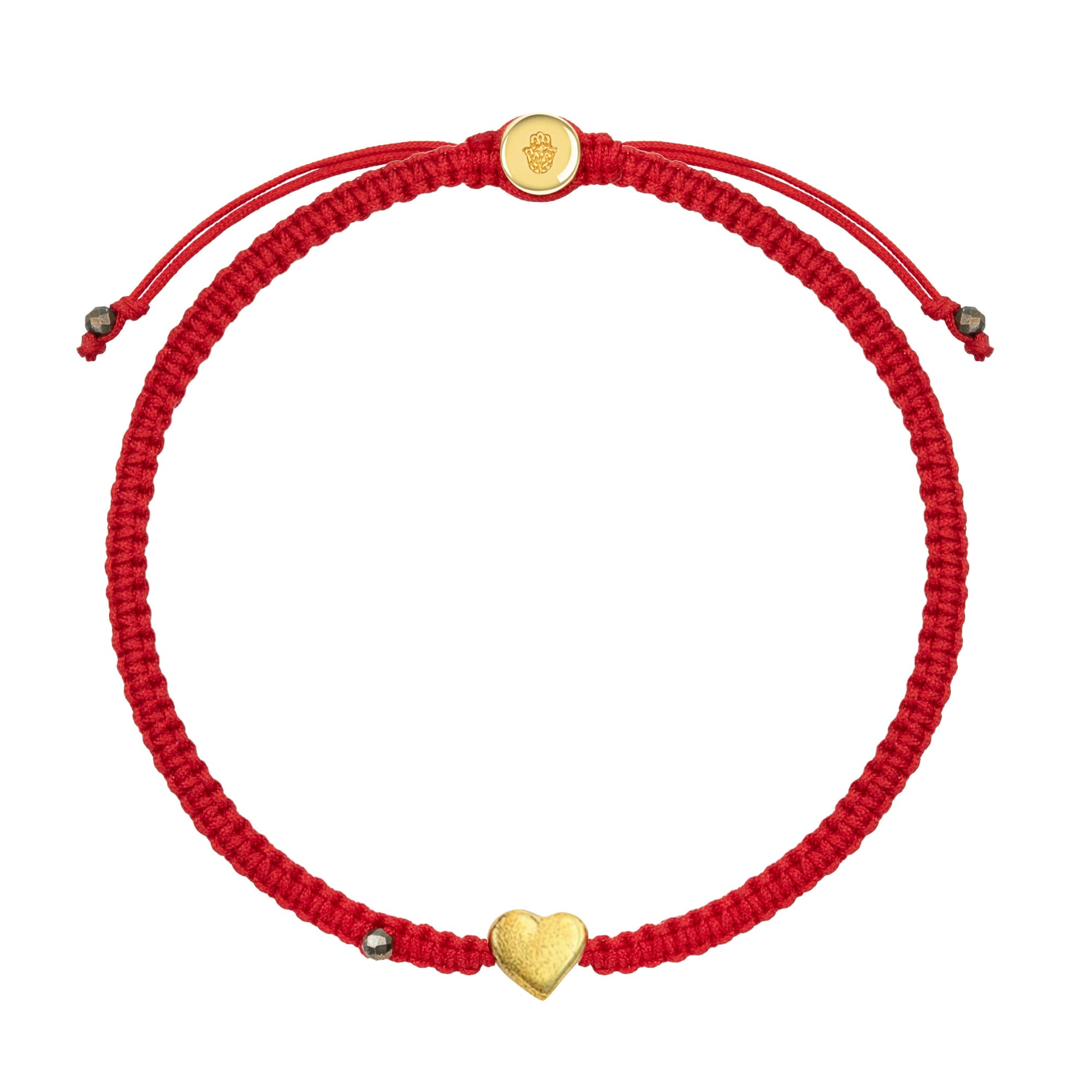 KARMA AND LUCK -Women's Gorgeous Adjustable Drawstring Closure Red String Bracelet Handmade with Love in Bali (Multistone)