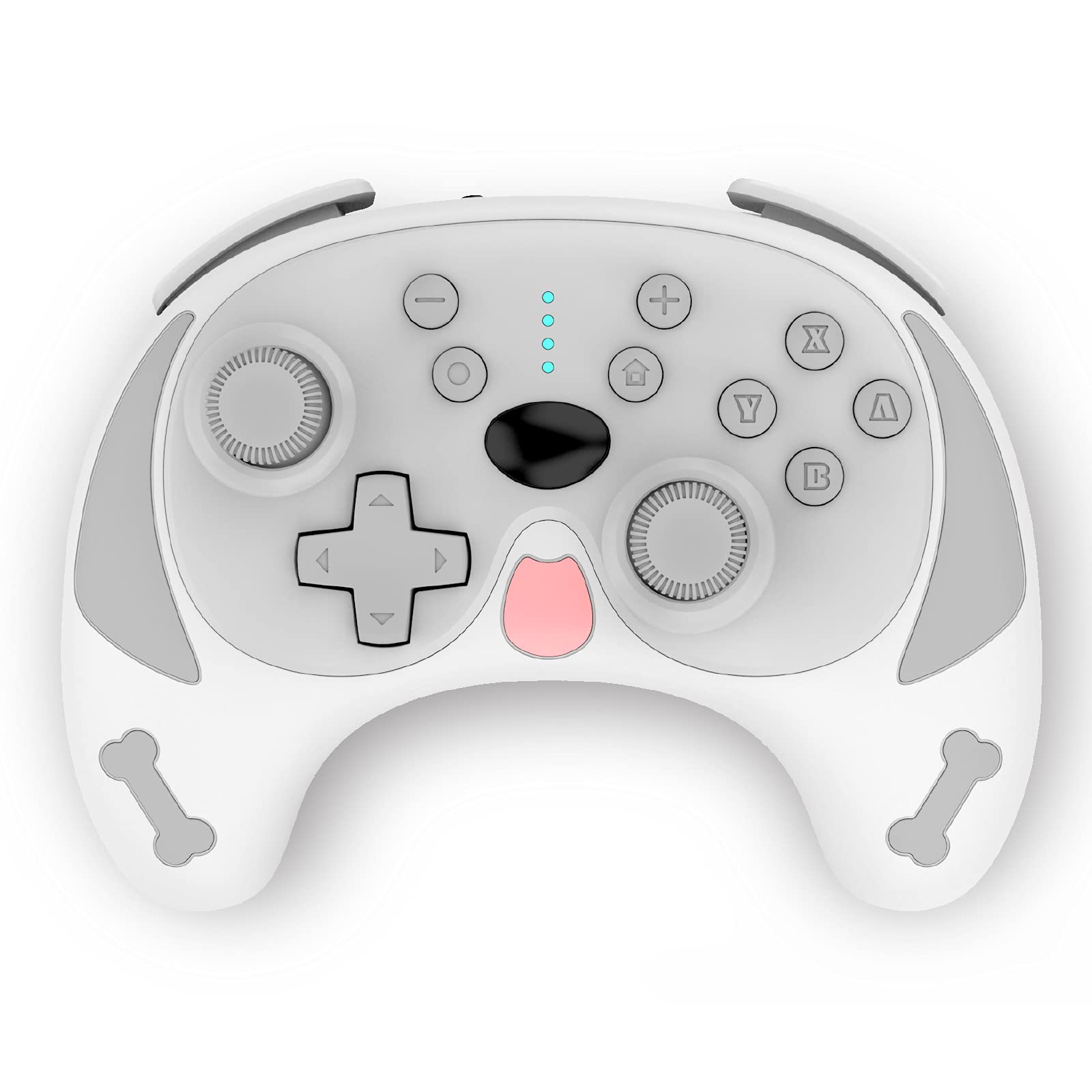 KidMoments Cute Wireless Controller Compatible with Nintendo Switch/Switch Lite, Wireless Pro Controller for game Support NFC, Wake-up, Turbo, Vibration, Motion,Ideal Gift for kids