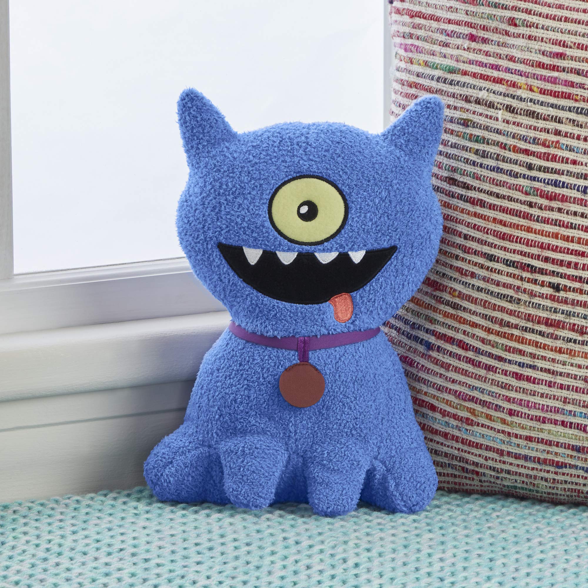 Hasbro Toys Uglydolls Feature Sounds Ugly Dog, Stuffed Plush Toy That Talks, 9.5" Tall
