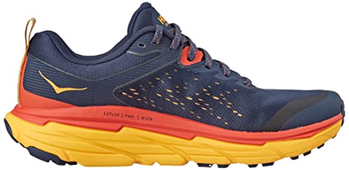 Hoka Men's Challenger 6 All Terrain Running Shoes Sneakers (Outer Space - Radiant Yellow, us_footwear_size_system, adult, men, numeric, wide, numeric_11)