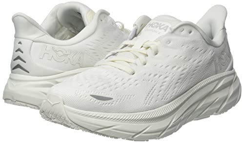 HOKA ONE ONE Clifton 8 Womens Shoes Size 8, Color: White/White