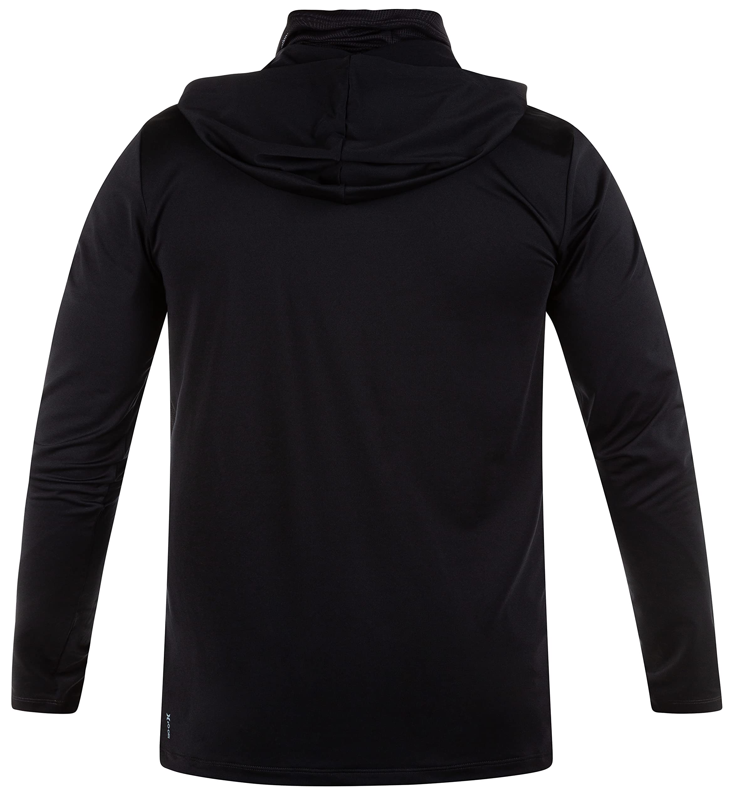 Hurley Men's Standard H2O-Dri Atticus Fastlane UPF Hoodie, Black, Medium