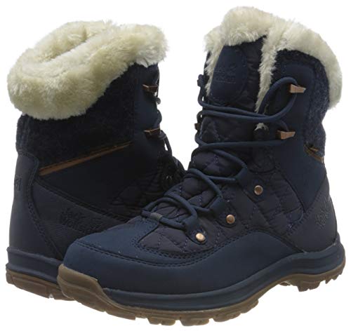 Jack Wolfskin Women's Aspen Texapore Mid W Hiking Boot, Dark Blue/Blue, 10