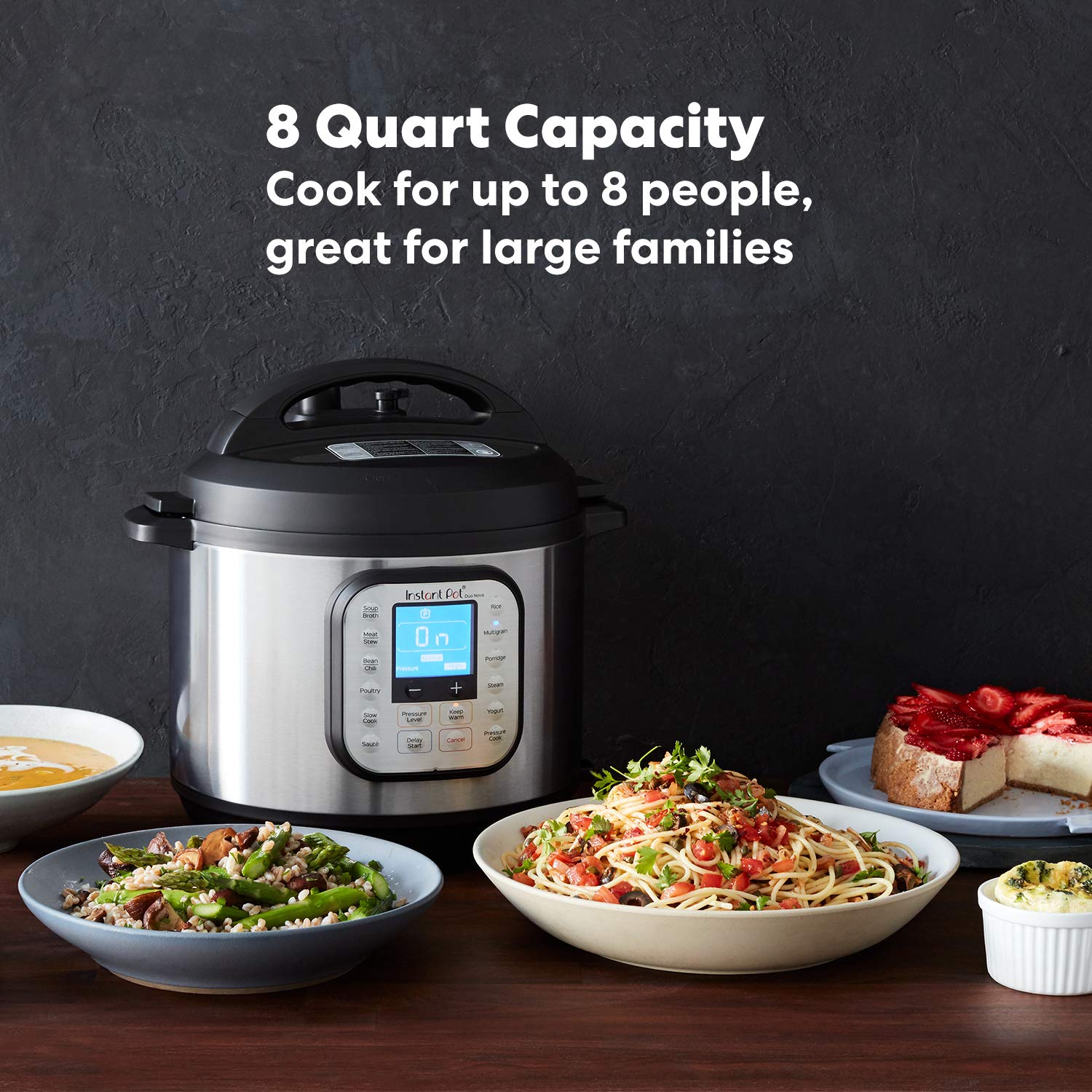 Instant Pot Duo Nova 7-in-1 Electric Pressure Cooker, Slow Cooker, Rice Cooker, Steamer, Saute, Yogurt Maker, 3 Quart, 14 One-Touch Programs, Best For Beginners