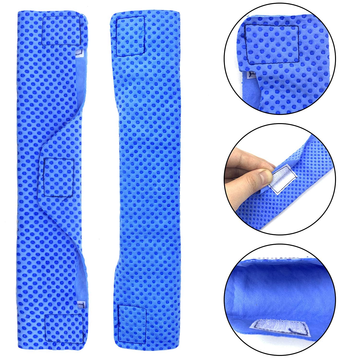 Iceyyyy 6 PCS Cooling Hard Hat Sweatband - Reusable Snap on Sweat Band Liner, Washable Absorber Terry Sweatband with Liner Snap, Quick Dry & Moisture Wicking Hard Hat Accessories