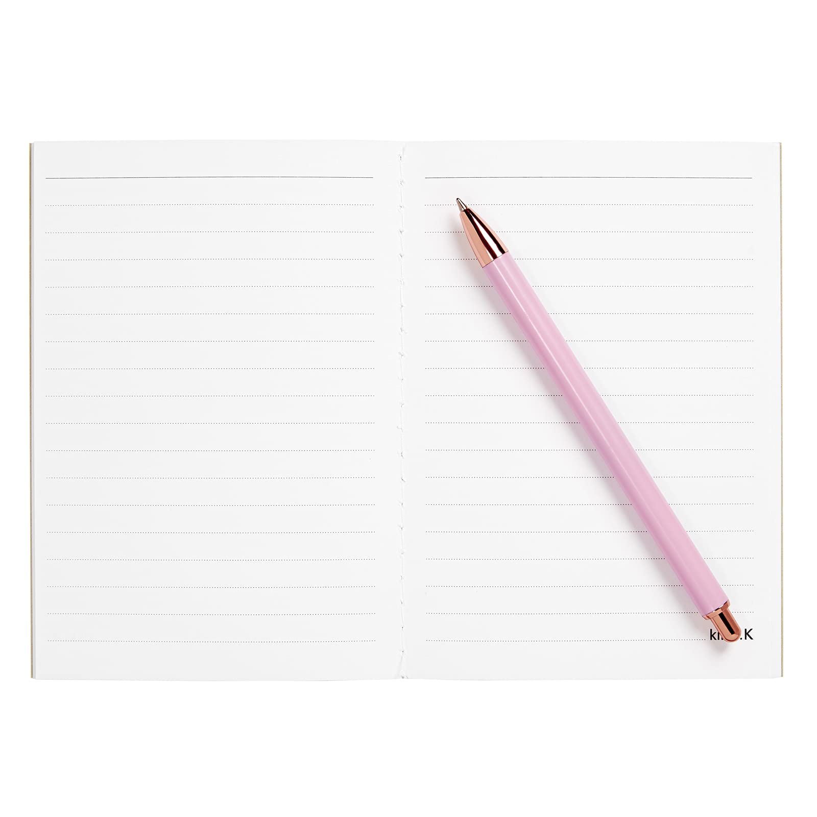 kikki.K Slow Down Collection - A6 Stitch Notebooks 5pk in Multi-Color, 5 Unique Illustrated Designs, Perfect for Taking Notes, Lined Paper, 52 Pages, 5.83" L x 4.13" W x 0.20" H