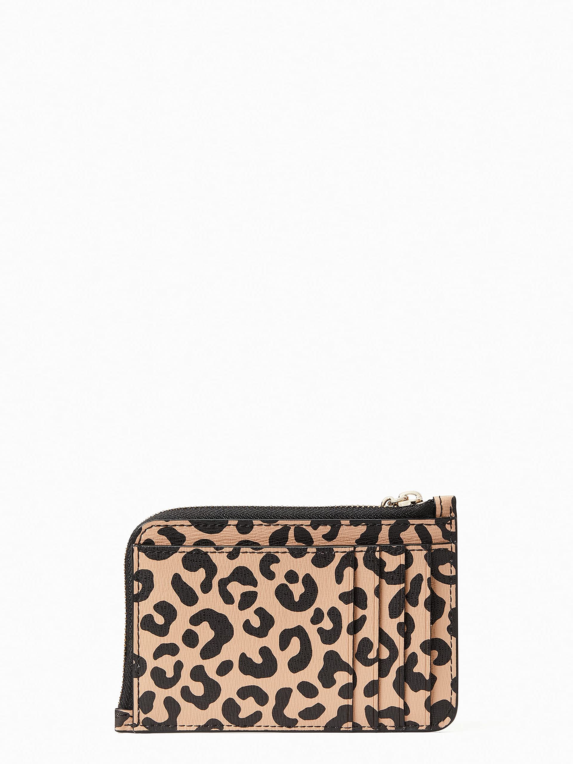 Kate Spade Laurel Way Bitsy key chain Wallet Coin Purse, Nw Darcy Leopard 001