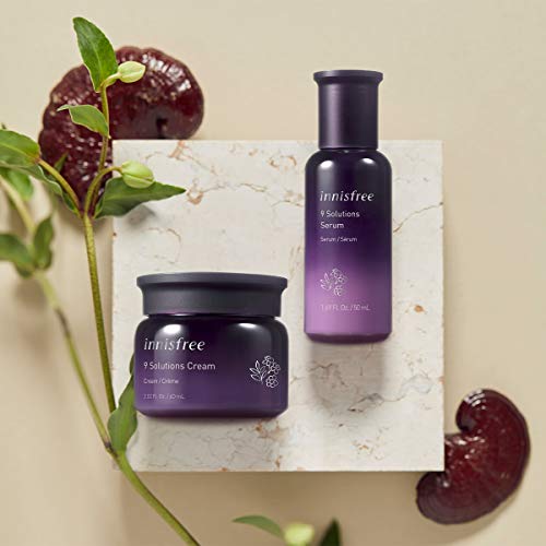 innisfree 9 Solutions Cream Anti-Aging Hydrating Face Moisturizer, Perfect 9, 2.03 Fl Oz (Packmof 1