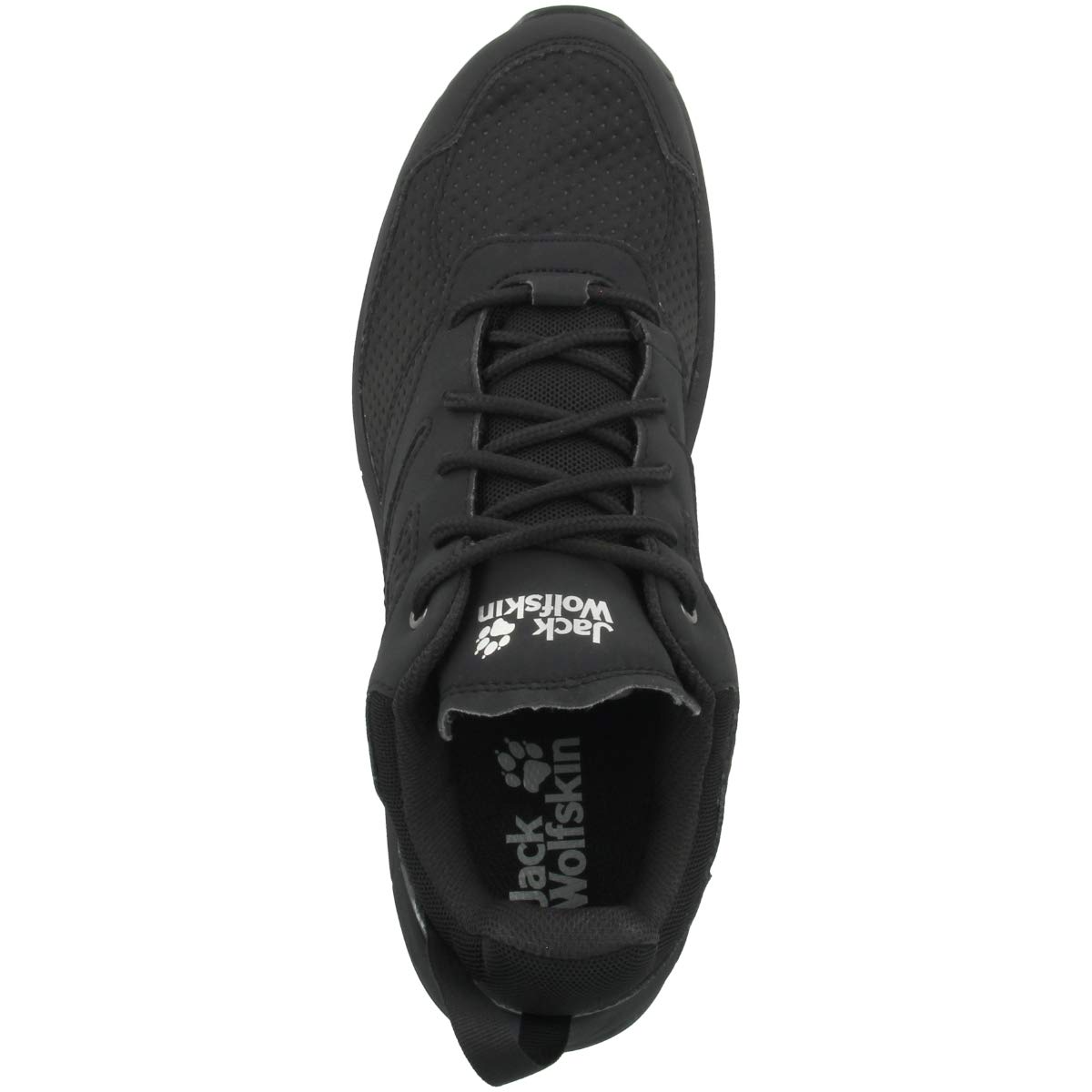 Jack Wolfskin Men's Woodland Texapore Low Hiking Shoe Boot, Black, 11