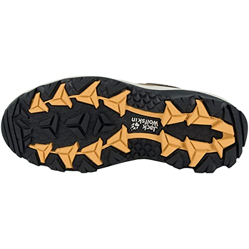 Jack Wolfskin mens Hiking Boot, Brown/Apricot, 6.5 US