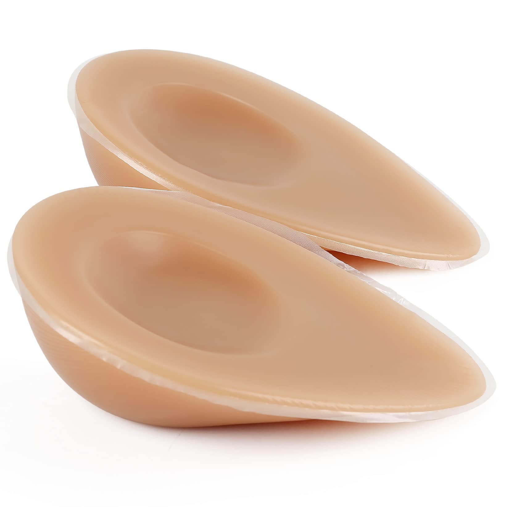 IVITA One Pair A Cup Teardrop Shape Silicone Breast Forms Fake Boobs for Mastectomy Prosthesis Crossdressers Transgender Bra Pads Inserts Suntan