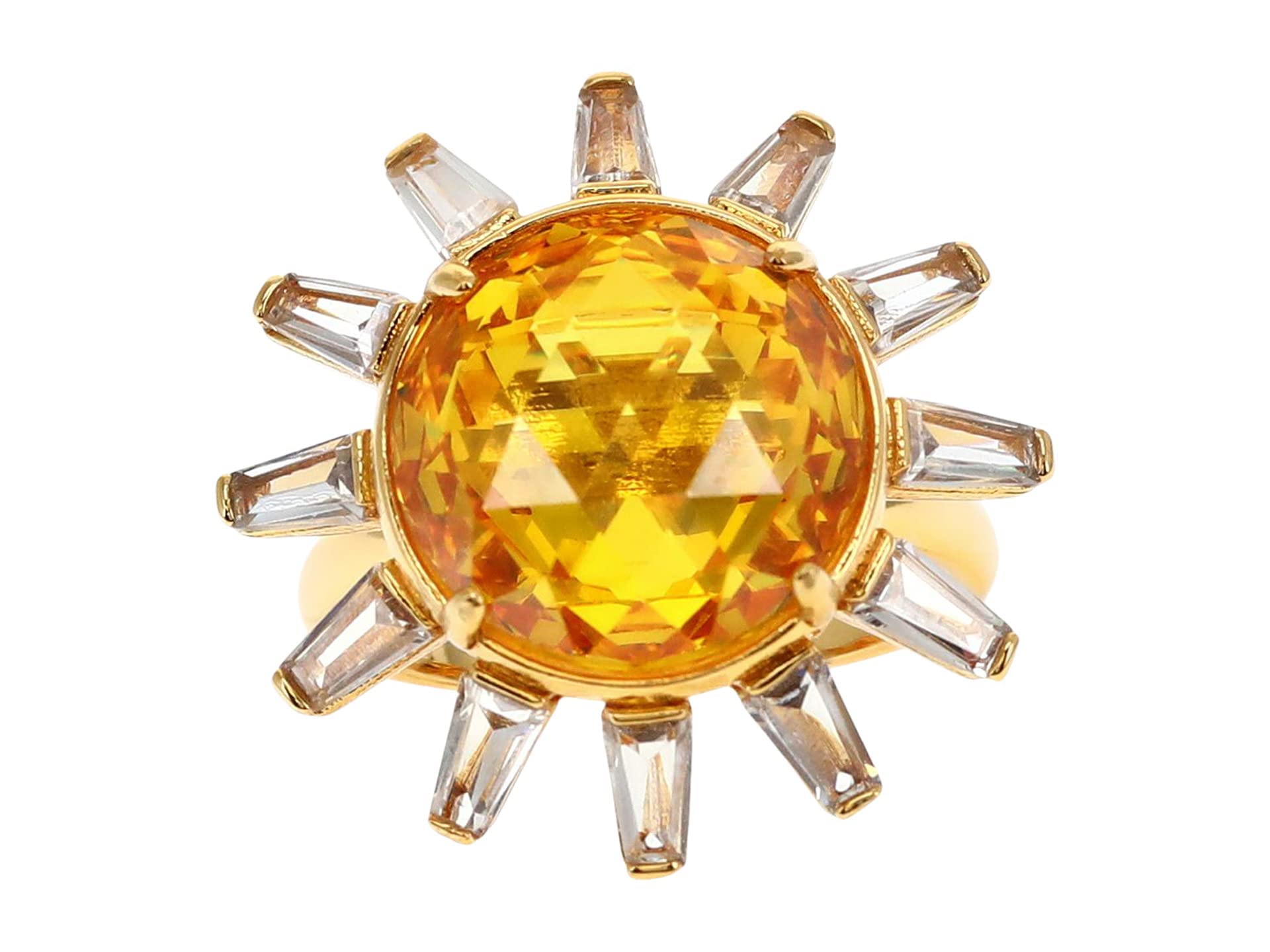 Kate Spade New York Sunny Statement Ring Yellow Multi 7