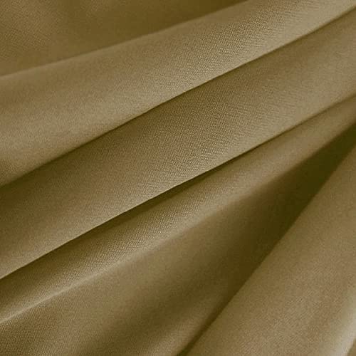 Texco Inc Polyester Interlock Lining 2 Way Stretch/Decoration, Apparel, Home/DIY Fabric, Cargo 114 1 Yard