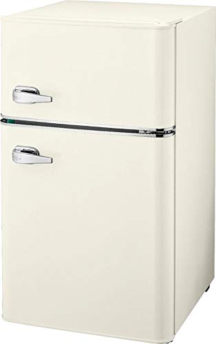 Insignia 3.1 cu. ft. Retro Mini Fridge with Top Freezer (Creamy Vanilla)