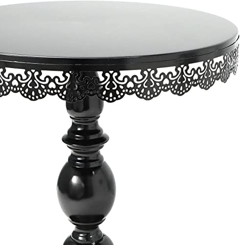 SCIEO Cake Stands Set of 5 Black Metal Cupcake Holder Dessert Display Plate for Baby Shower Birthday Wedding Party Candy Table Decoration