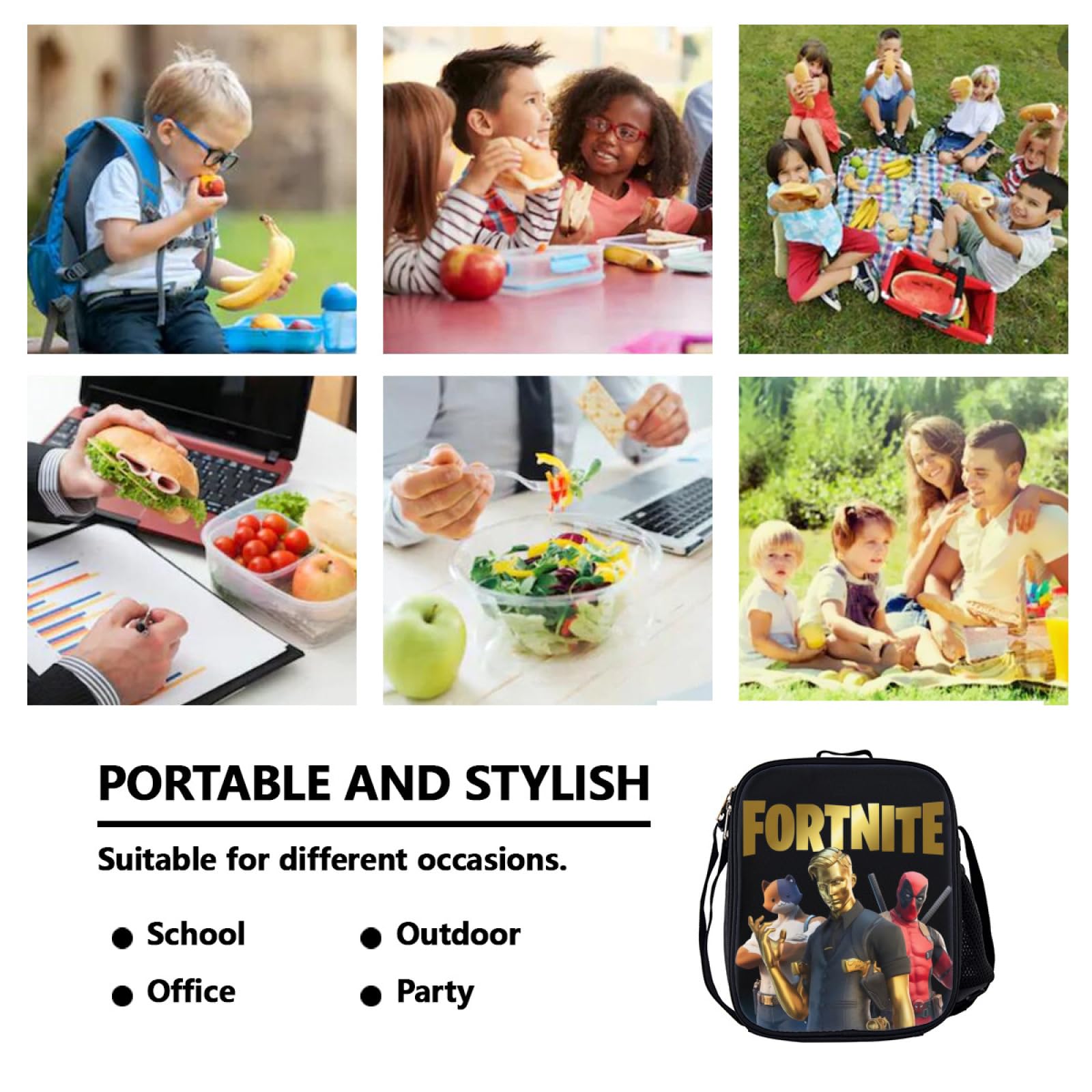 HQEWNLI 3 Pcs Backpack Lightweight School Backpacks Laptop Daypack with Lunch Bag Pencil Bag for Boys Girl Gifts Style5