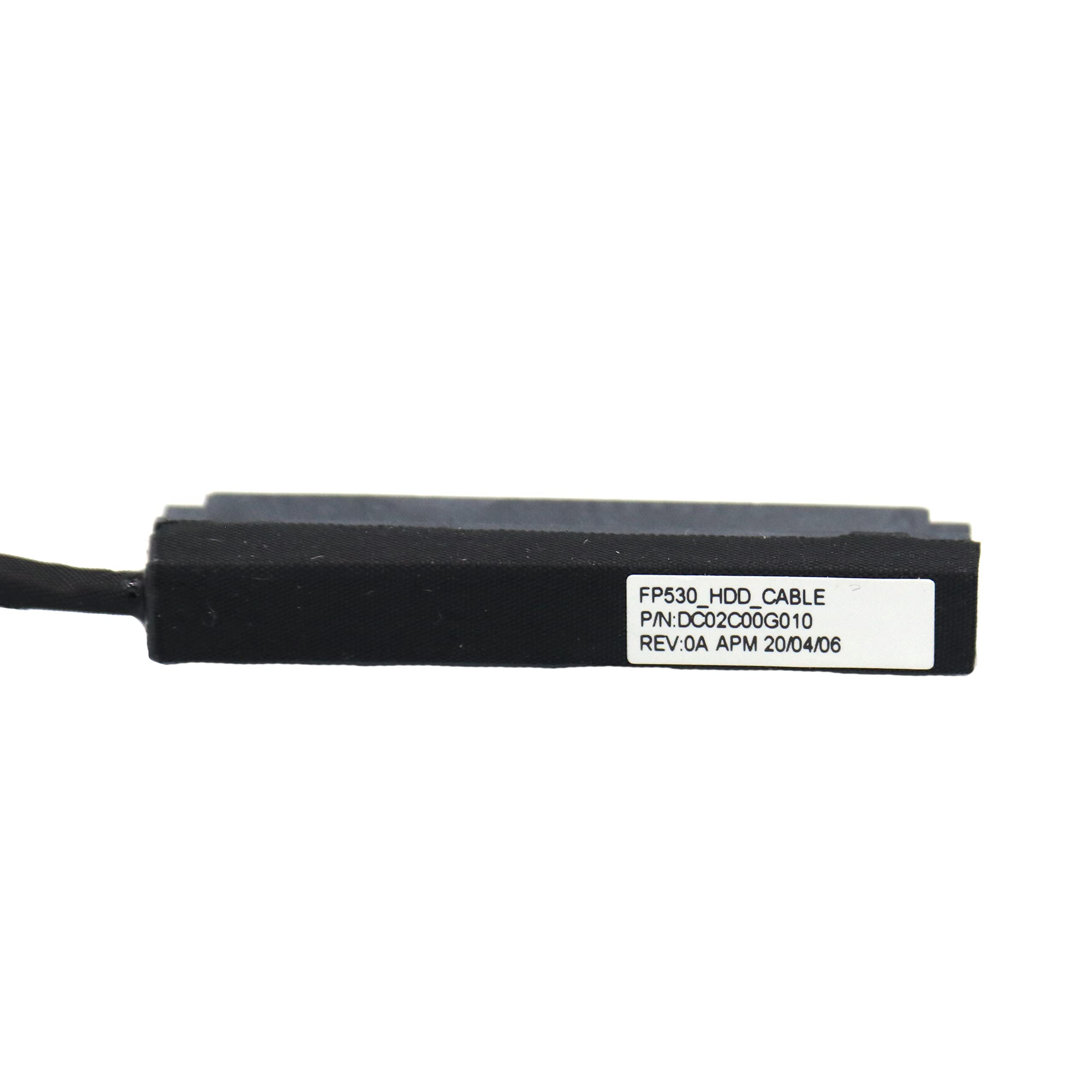 Hopero SATA SSD HDD Cable Connector with Hard Drive Caddy Bracket Tin Foil Replacement for Lenovo ThinkPad P53 FP530 02DM497 P/N: DC02C00G010 DC02C00G000