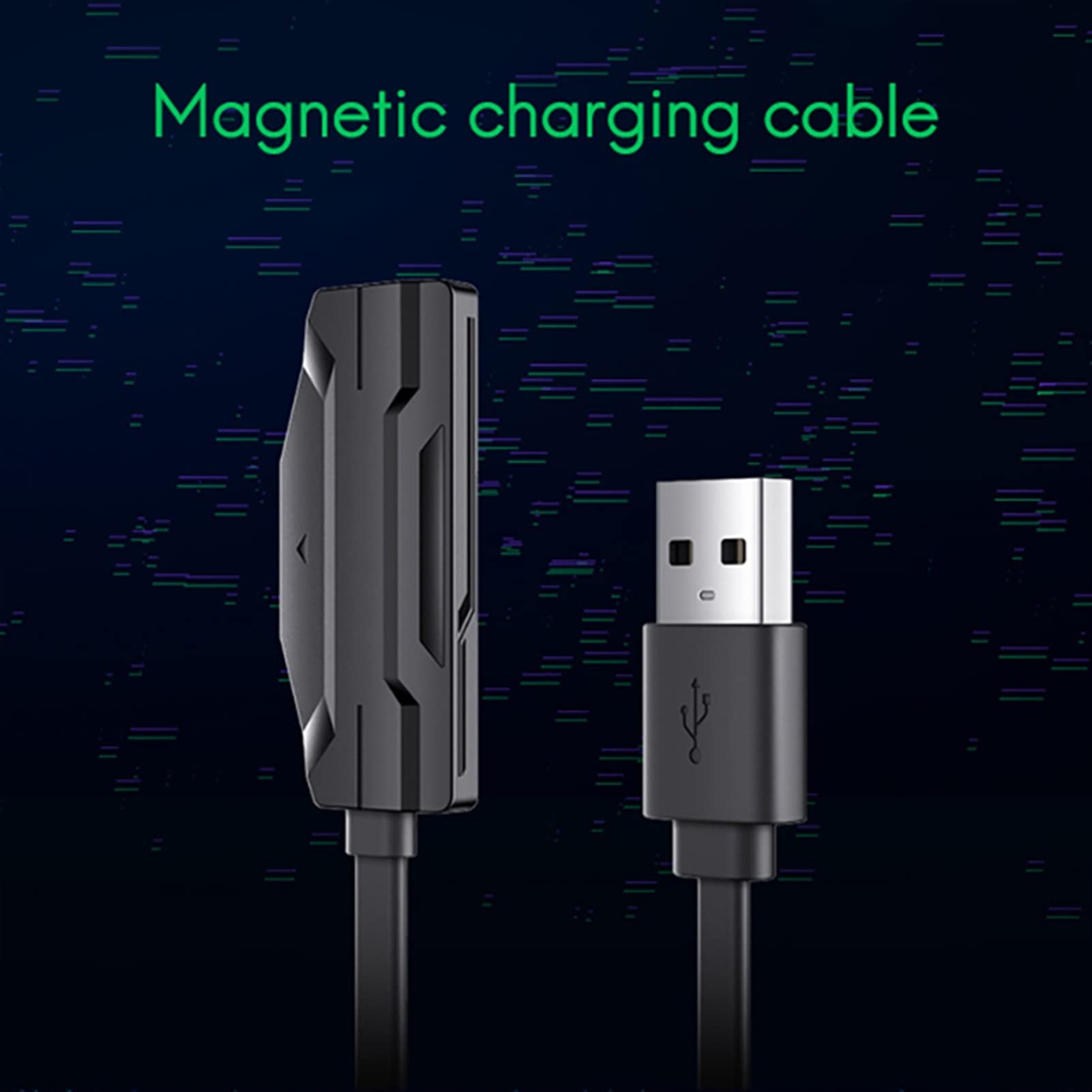 JUSTWEIXING Top Magnetic Charging Cable USB Charger Type C Gaming Cable Phone 18W Fast Charging 1.2M Fit for Blackshark Black Shark 3/3 Pro Power Cable