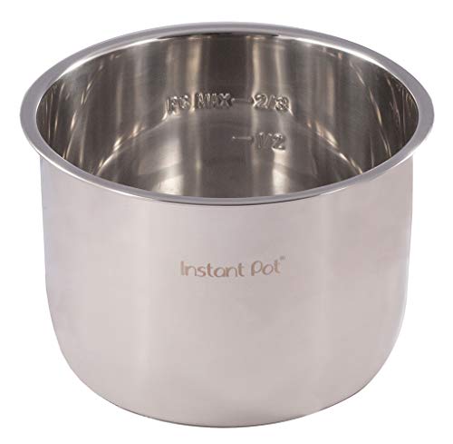 Instant Pot Stainless Steel Inner Cooking Pot 8-Qt, Polished Surface, Rice Cooker, Stainless Steel Cooking Pot