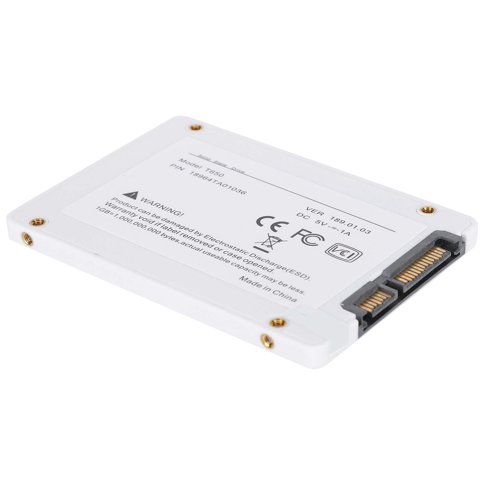 Rankomu Internal Solid State Hard Disk SSD for Laptop PC Desktop 2.5 Inch White (8GB/60GB/120GB/240GB/480GB/1TB)(240GB)