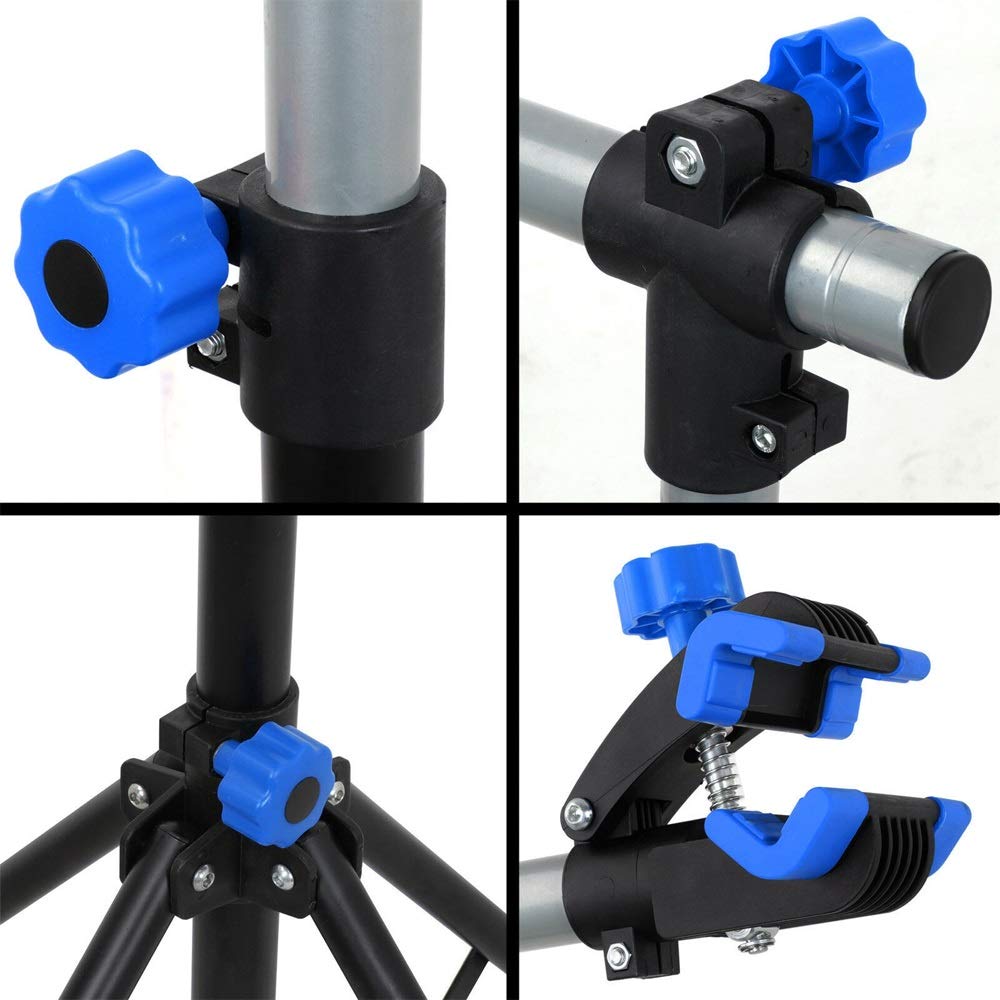 Hype Bike Repair Stand Adjustable w/Max 74" Telescopic Steel Arm Bicycle Rack