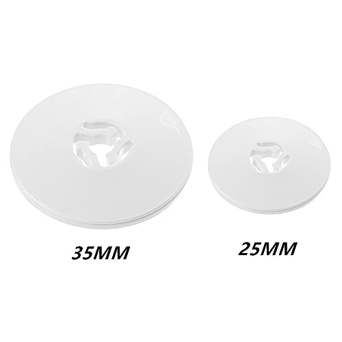 YRDQNCraft Spool Pin Cap 2PCS Set for Most of Brother, Babylock and Some Bernina, White, Simplicity Sewing and Embroidery Machines -2 Different Sizes of Replacement Spool Cap (35 and 25mm)