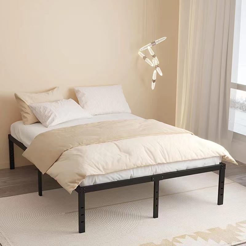 INNAPER 14/16/18 Inch High Metal Platform Bed Frame No Box Spring Needed, Heavy Duty Construction,Steel Slat Support,Easy Assembly, Noise Free (14 Inch, Full)