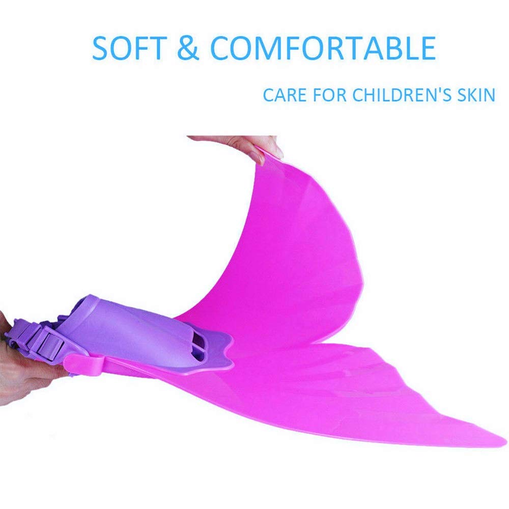 Hype Mermaid Tail Mono Fin Flippers Swimming Toy Footwear (Pink)