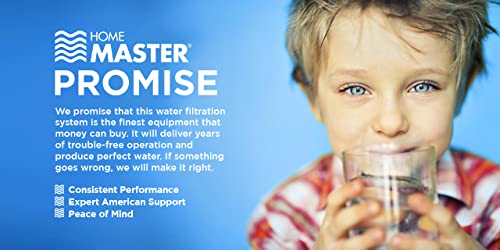 Home Master TMAFC Artesian Full Contact Reverse Osmosis System, 7-stages, Patented 2-Pass Alkaline Remineralization, Fast 4.5s Fill Rate, 8.5” catalytic carbon, 5-year limited parts
