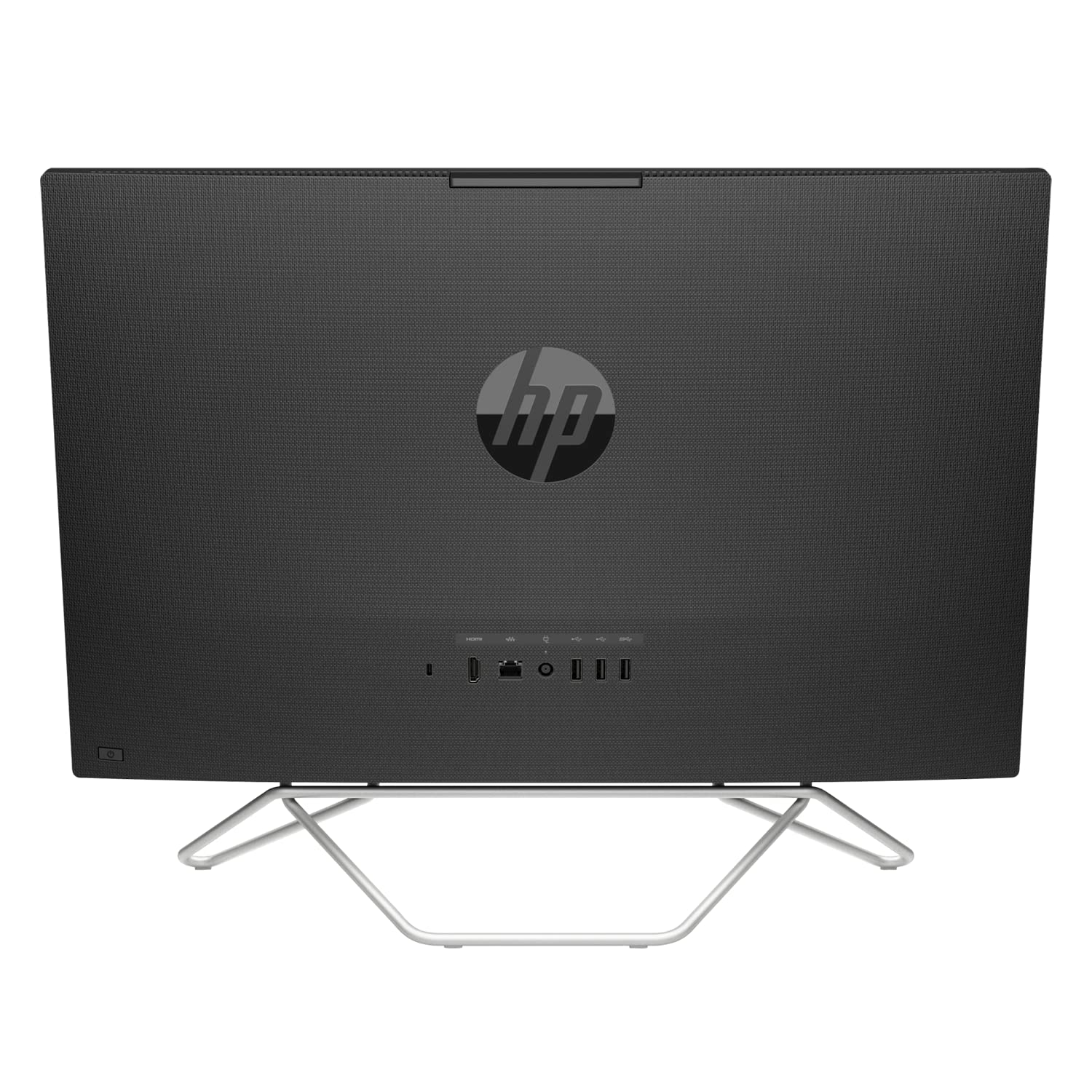 HP All-in-One Desktop, 23.8" FHD Screen, AMD Ryzen 5 5500U Processor, 64GB RAM, 2TB PCIe SSD, Webcam, HDMI, RJ45, Wi-Fi, Wired Keyboard & Mouse, Windows 11 Home, Black