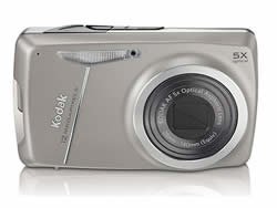 Kodak 8610537 - EasyShare M550 Digital Camera, 12MP, 5X Optical Zoom, Silver