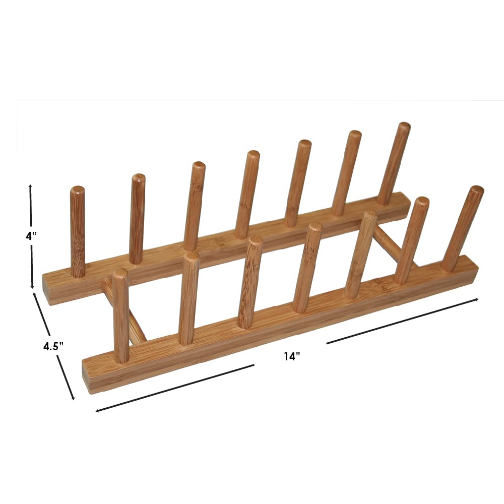 Home Basics Bamboo Dish Rack