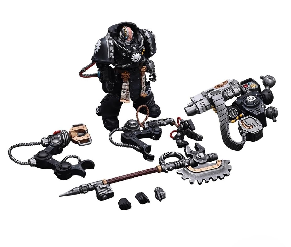 HiPlay JoyToy Warhammer 40K Collectible Figure: Iron Hands lron Father Feirros 1:18 Scale Action Figures JT7530 (Feirros)