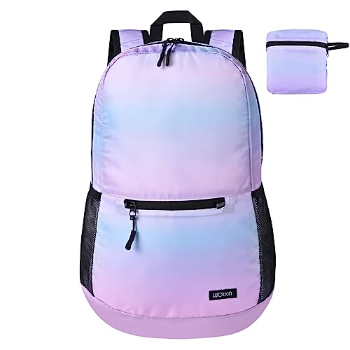 Wolka Packable Hiking Backpack 20L Ultralight for Women/Man,Small Waterproof Traveling Daypack for Park/Camping/Outdoor/Stadium