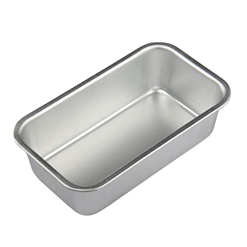 UPKOCH 5pcs Mini Loaf Pans with Lids Cupcake Mold Spring Stencils Steel Loaf Pan Baking Loaf Bread Tray Kitchen Supplies Household Baking Plate Non Stick Pan Toast Small Bread Silver Oven