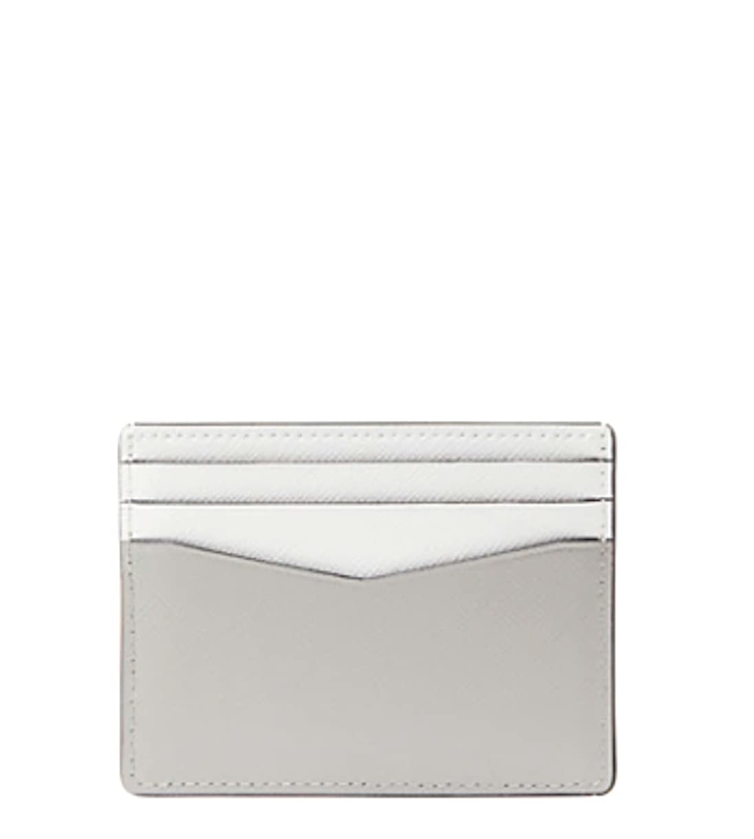 Kate Spade womens Staci Colorblock Slim Card Case Cardholder in Nimbus Grey
