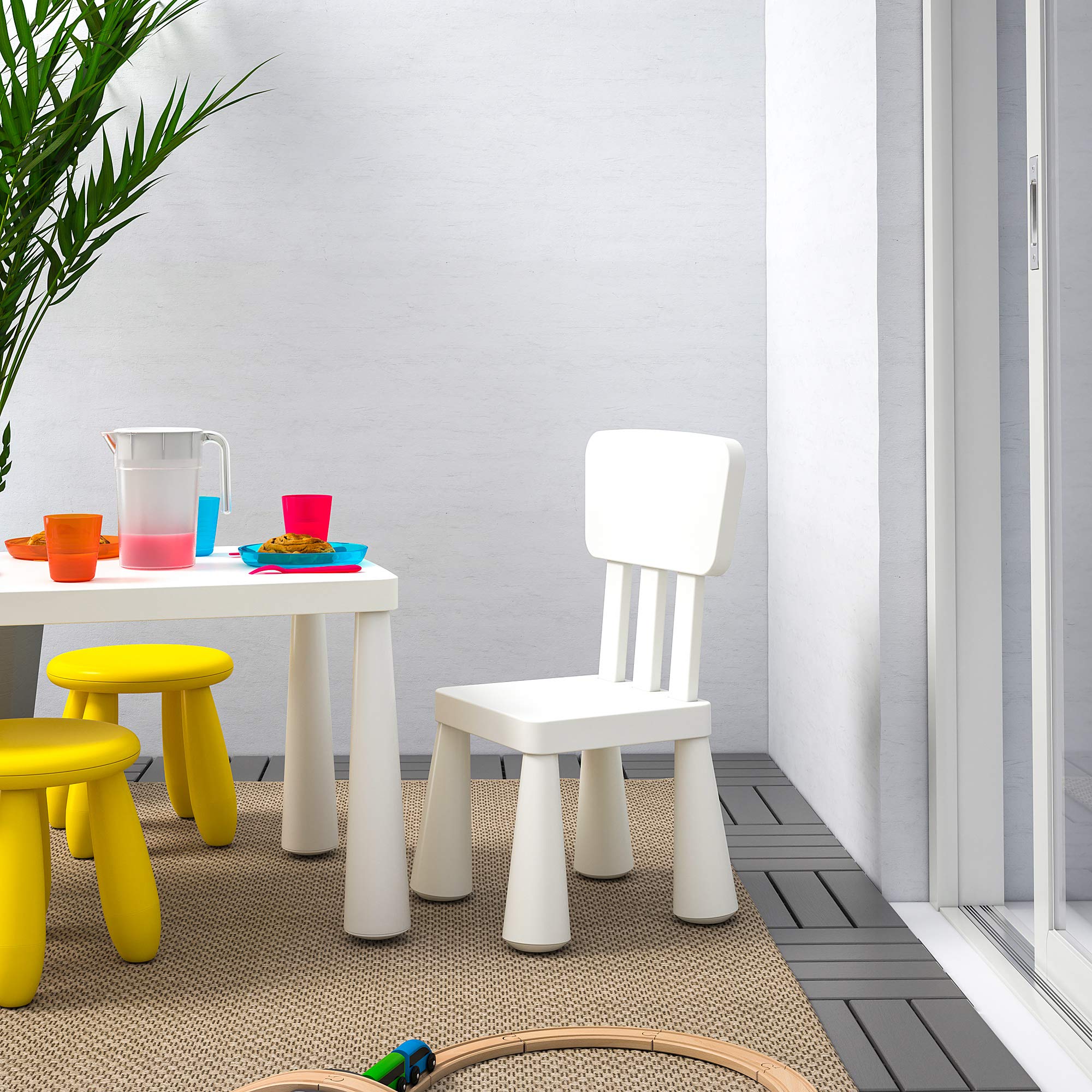 IKEA ASIA Mammut Childrens Stool (Yellow)