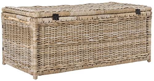 happimess Caden Storage Trunk, 46", Natural