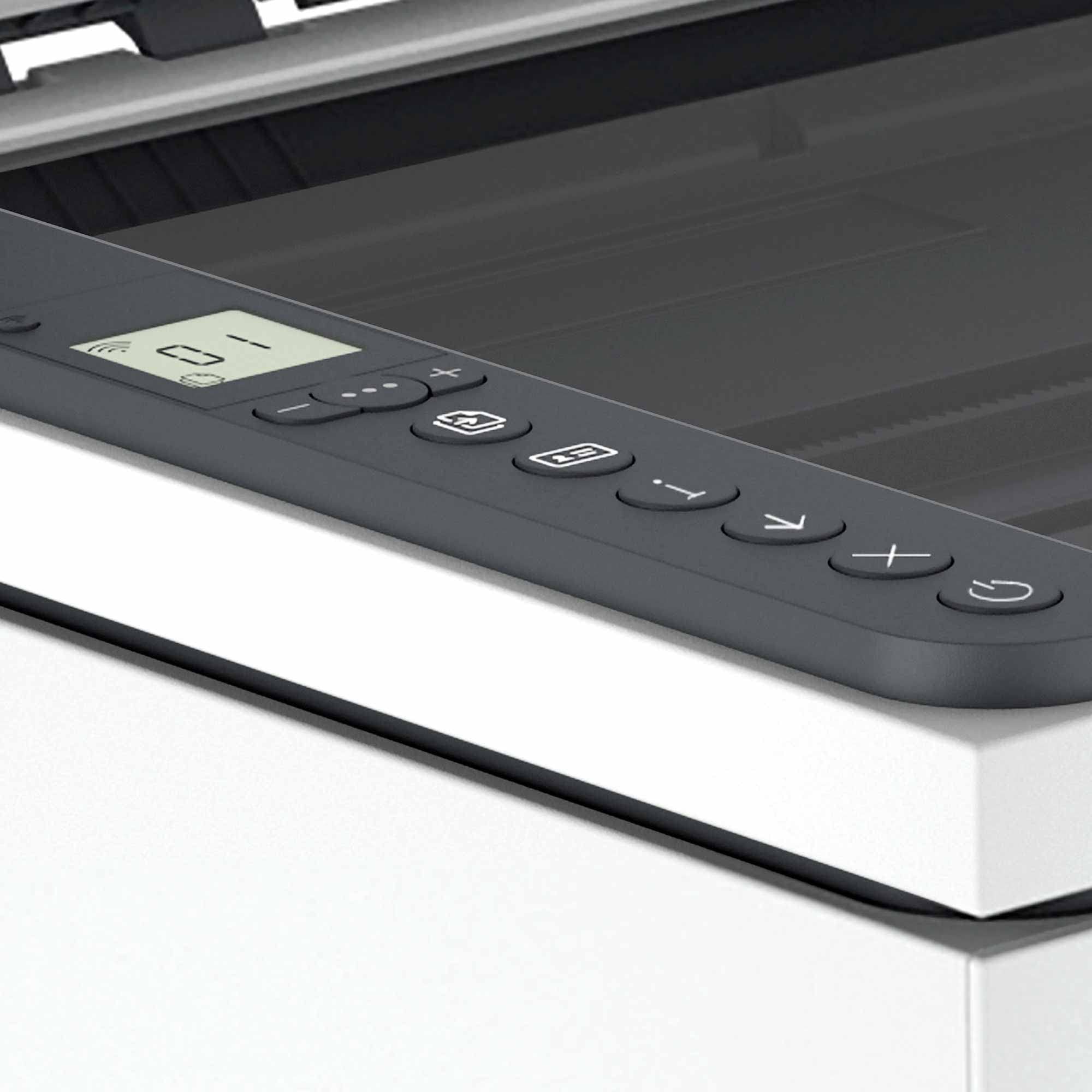 HP Laserjet MFP M234dw All-in-One Wireless Monochrome Laser Printer, Print Scan Copy - 30 ppm, 600 x 600 dpi, 1.3" LCD, 8.5" x 14", Auto Duplex Printing, USB 2.0, Ethernet, Gray, Cbmou Printer Cable