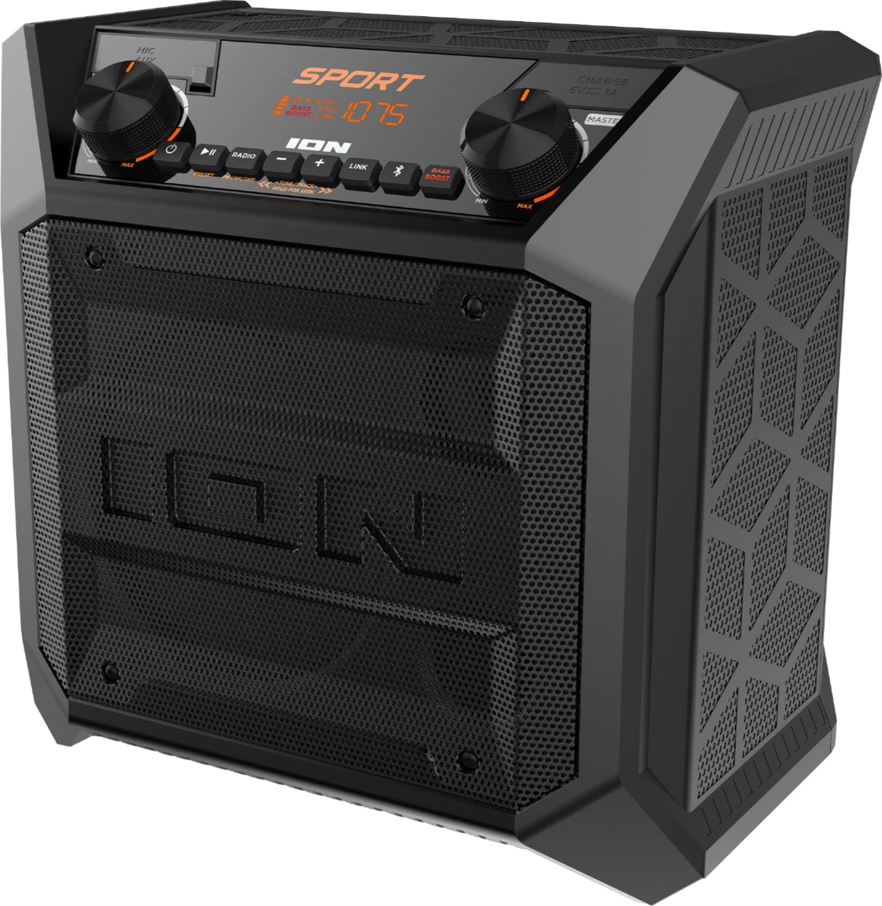 ION Audio Sport Mk2 Wireless All-Weather Bluetooth Tailgater Speaker with Microphone (2 Pack: Sport MK2) (Renewed)