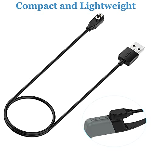 Threeeggs Charger for AfterShokz OpenComm Charger, Magnetic Charging Cable USB Charger Cord for AfterShokz Aeropex AS800 & Shokz OpenRun Pro & OpenRun & OpenRun Mini Headphones (2)