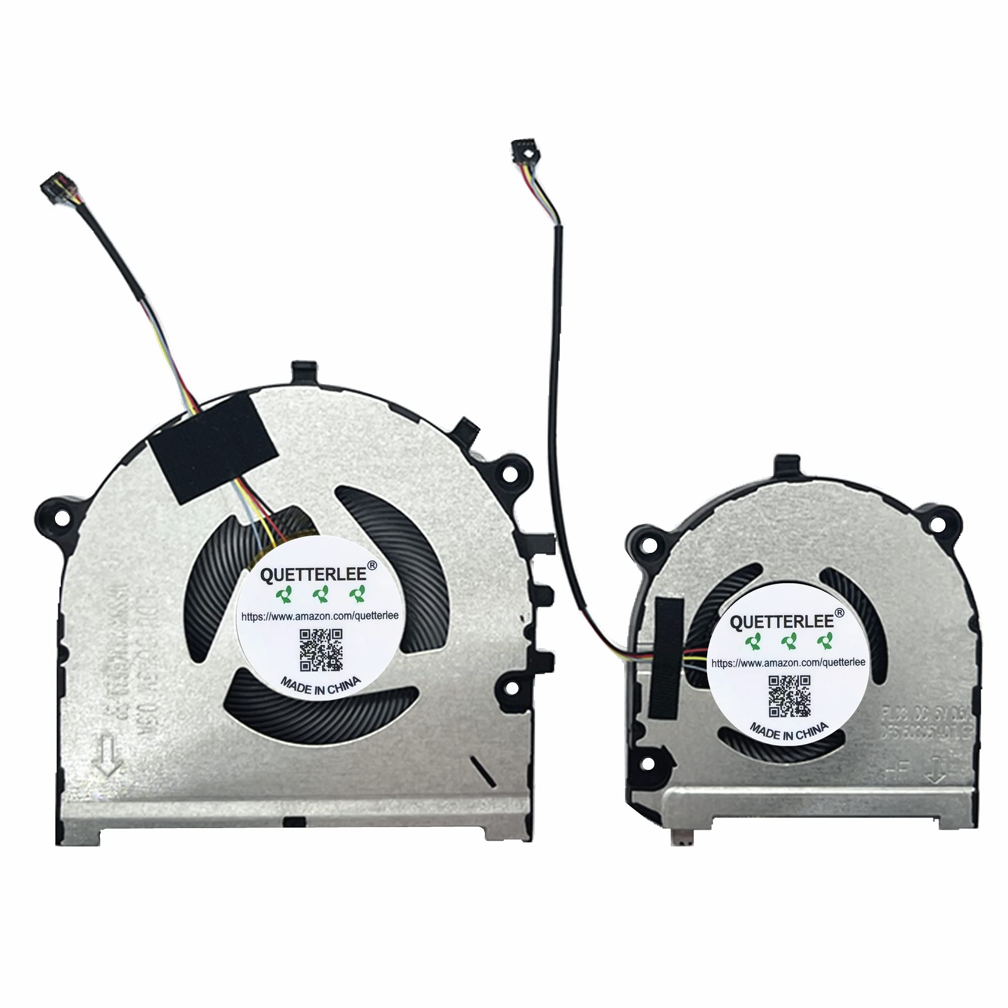 QUETTERLEE Replacement New Laptop CPU+GPU Cooling Fan for Lenovo ThinkBook 13S-IWL 13S-IML K3-IWL S540-13IWL 6Pro-13IWL Series DFS5K123043630 FLDU DFS150305140T FL03 DC5V 0.5A Fan