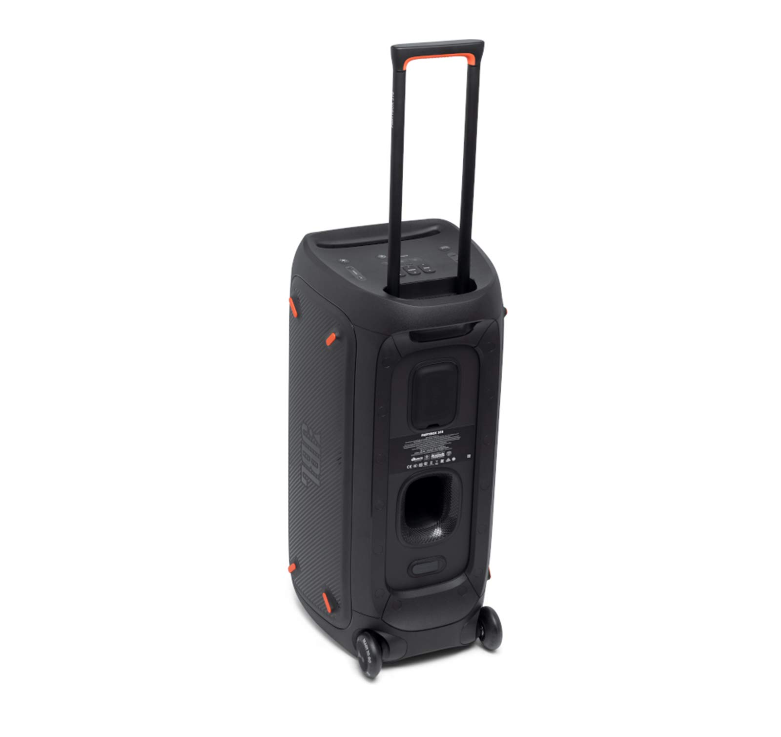 JBL PartyBox 310 Premium High Power Portable Wireless Bluetooth Audio System Bundle PMB100 Wired Dynamic Vocal Mic - Black
