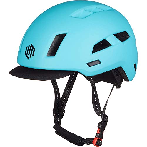 ILM Adult Bike Helmet Commuter Bicycle Cycling MTB Helmets with Adjustable Regulator for Unisex Adults (Blue, L/XL)