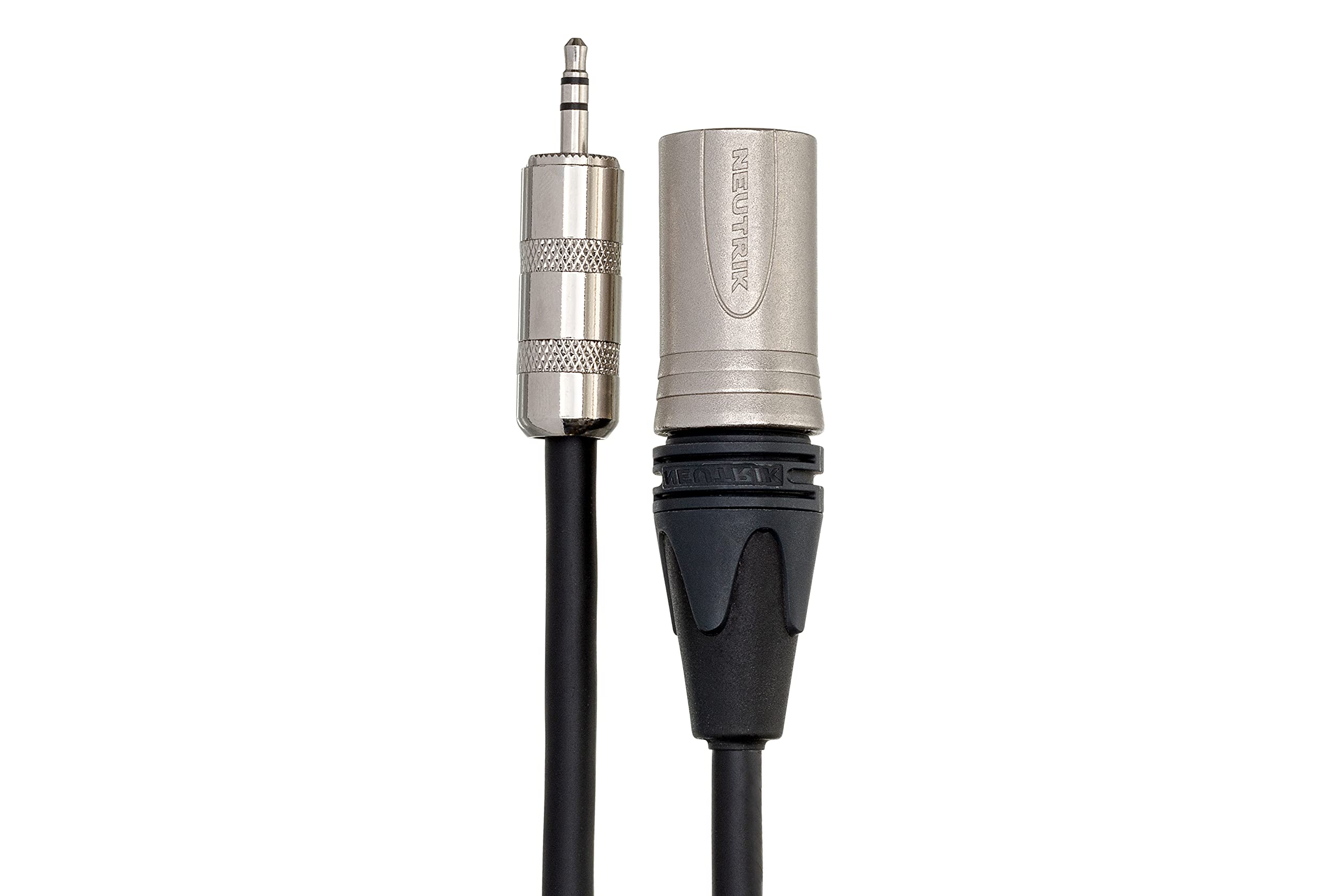 Hosa MMX-001.5 Camcorder Microphone Cable, Hosa 3.5 mm TRS to Neutrik XLR3M, 1.5 ft